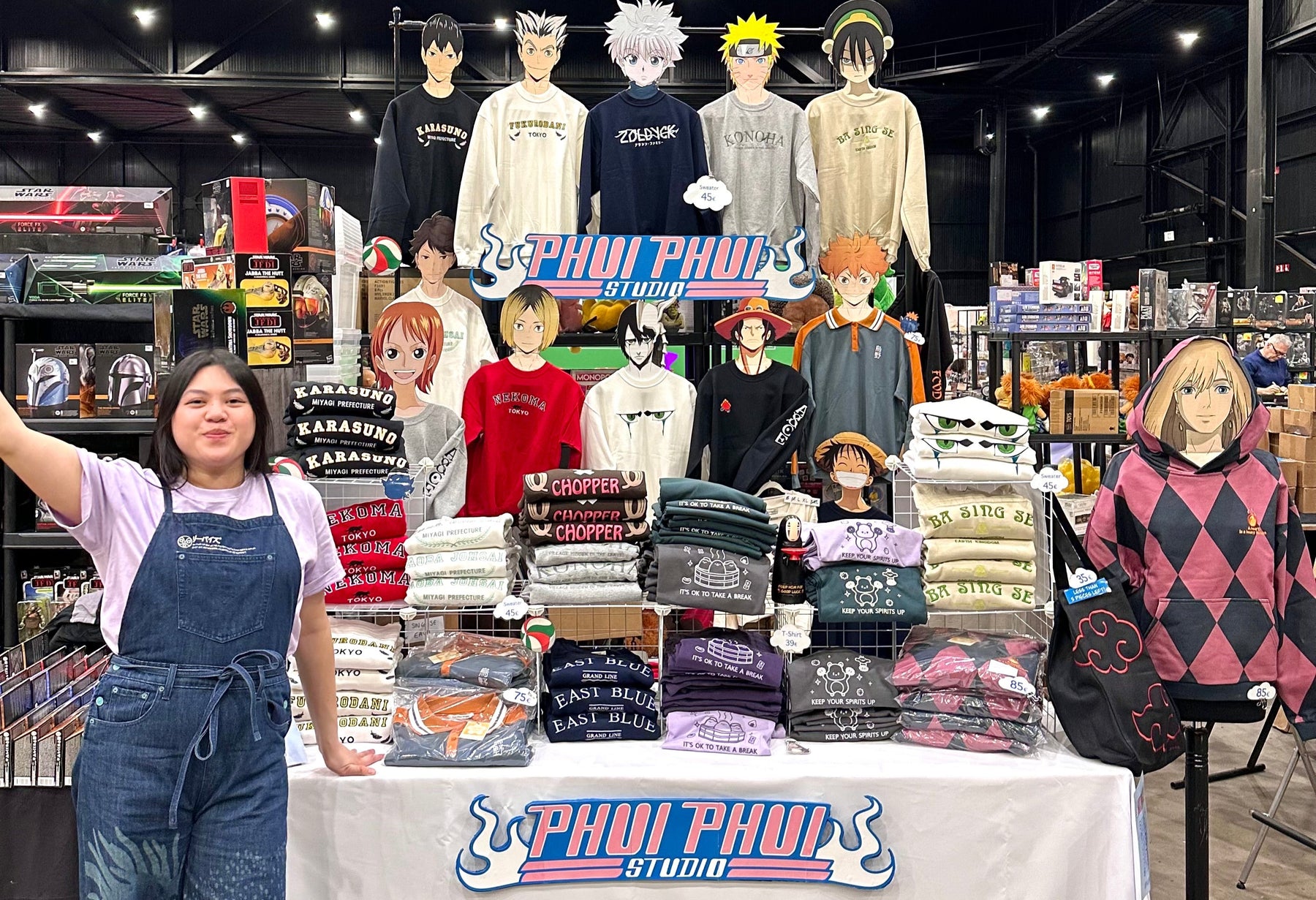 Phui Phui Studio - Embroidered Anime Merch